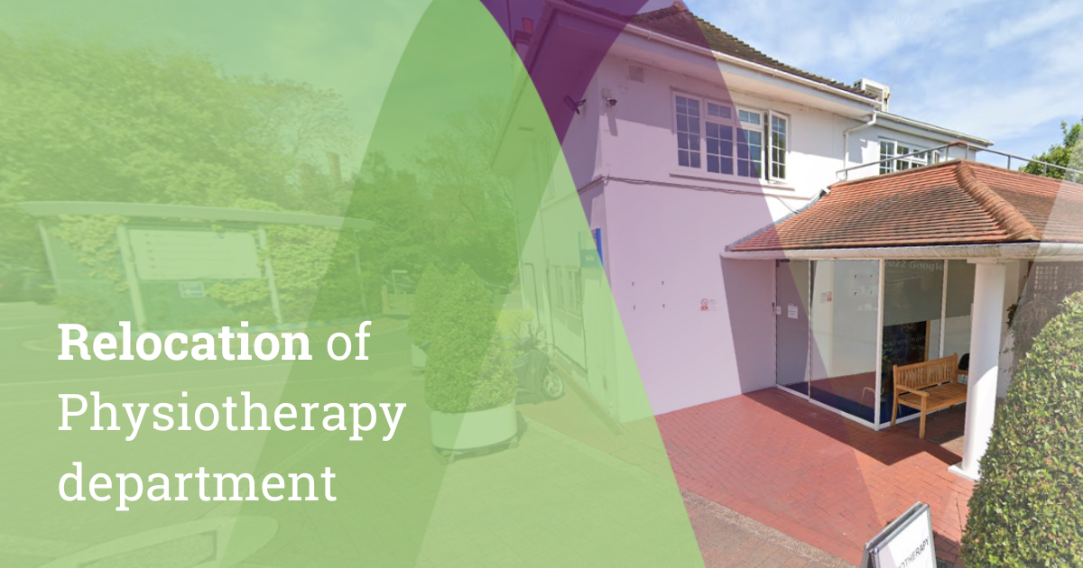 Relocation of Physiotherapy department | New Victoria Hospital